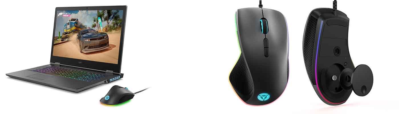 Lenovo Legion M500 RGB Gaming Mouse, Black - GY50T26467